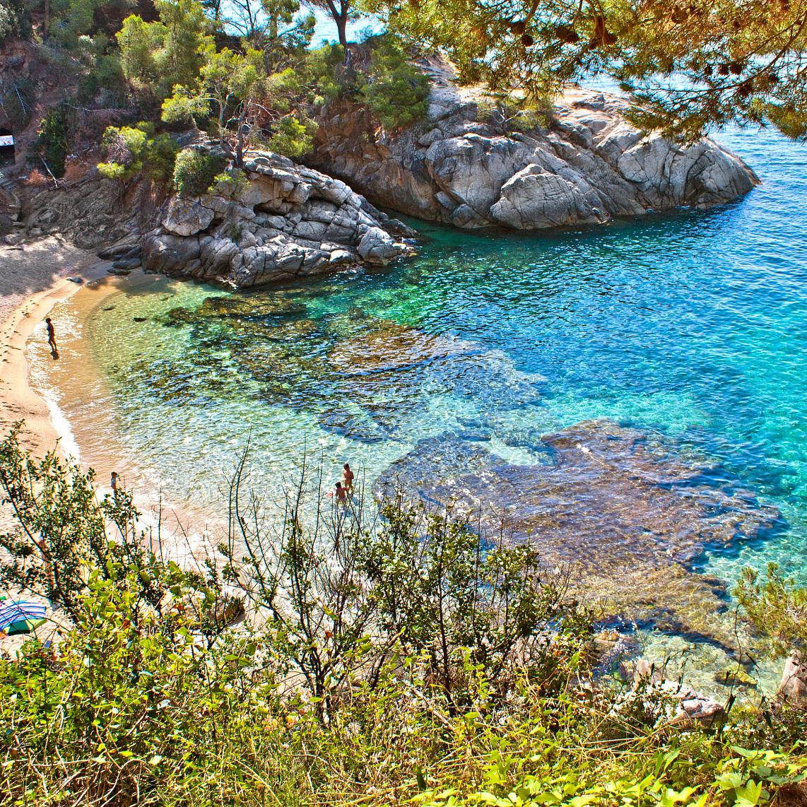 Beaches and coves - Platja d'Aro, Spain